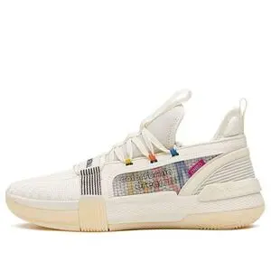 361 DEGREES X Qu!k Foam Lite Running Shoes - Beige/white