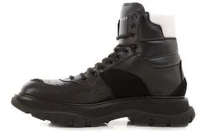 Alexander McQueen Leather Ankle Boots