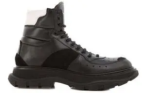 Alexander McQueen Leather Ankle Boots
