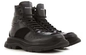 Alexander McQueen Leather Ankle Boots