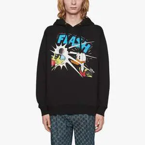 Gucci X Disney "flash" Printed Long Sleeve Sweater