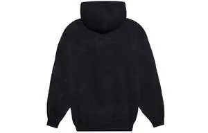 Balenciaga Multi-color Logo Printing Hoodie - Black
