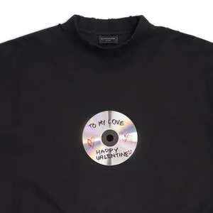 Balenciaga To My Love T-shirt - Black