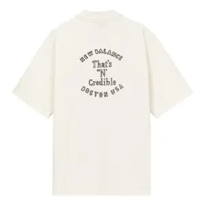 NEW BALANCE Casual Polo T-shirt Asia Sizing 'white - White/black