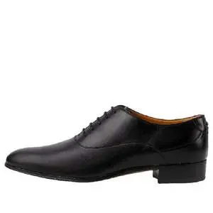 Gucci Leather Lace-up Shoes - Black