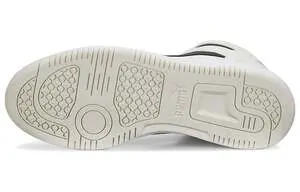PUMA Rebound Layup Mid Top Sneakers - White/black