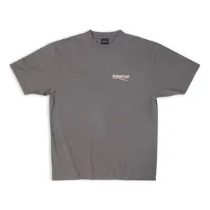 Balenciaga Political Campaign T-shirt Large Fit - Grey