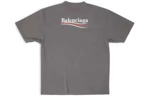 Balenciaga Political Campaign T-shirt Large Fit - Grey