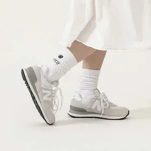 NEW BALANCE 574 Core Pack Nimbus Cloud Sneakers - Light Gray
