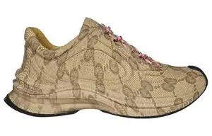 Gucci Run Monogram Sneakers - Beige