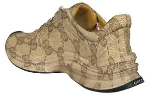 Gucci Run Monogram Sneakers - Beige