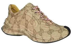 Gucci Run Monogram Sneakers - Beige