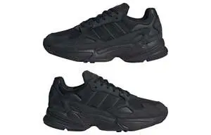 Adidas Falcon Lace-up Athletic Sneakers - Black