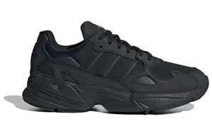 Adidas Falcon Lace-up Athletic Sneakers - Black
