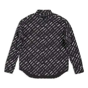 Balenciaga Logomania All Over Long Sleeve Shirt