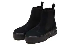PUMA Mayze Chelsea Suede Boots - Black