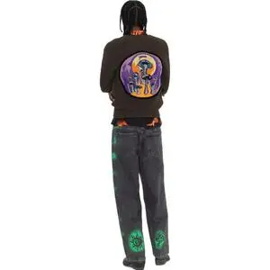 StÜssy X Dries Van Noten Patch Knit Sweater