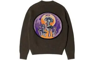 StÜssy X Dries Van Noten Patch Knit Sweater