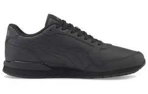 PUMA St Runner V3 Leather Sneakers - Black/black