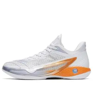 ANTA Light Crazy Up 4 "rocket Tail Flame" Sneakers - White/orange