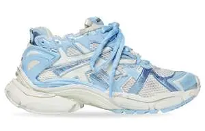 Balenciaga Runner Sneakers - White/blue/black