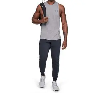 Under Armour Sportstyle Left Chest Cut-off Tank Top - Grey