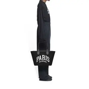 Balenciaga Cities Paris Jumbo Tote Bag - Black