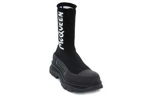 Alexander McQueen Graffiti Knit Sock Boots