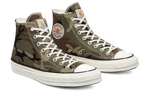 CONVERSE X Carhartt Wip Chuck 70 High Top Sneakers - Green/brown