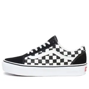 VANS Old Skool Platform Checkerboard Sneakers - Black