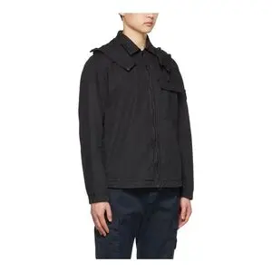 Stone Island Cotton Hooded Overshirt