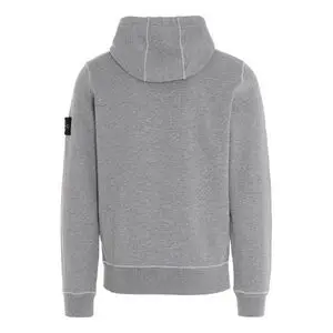 Stone Island Garment Dyed Popover Hoodie - Grey