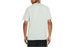 Nike Premium Essentials Logo Solid Color Round Neck Short Sleeve Blue - Default Color