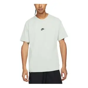Nike Nike Sportswear Premium Essentials Logo Solid Color Round Neck Short Sleeve Blue Default Color