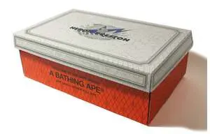 A BATHING APE X Heron Preston Sta "white Orange