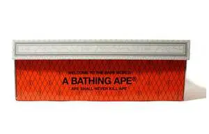 A BATHING APE X Heron Preston Sta "white Orange