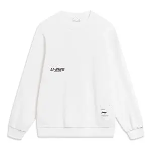 LI-NING Anything Is Possible" Graphic Sweatshirt - White/black