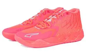 PUMA Mb.01 High Top "breast Cancer Awareness" Sneakers - Orange/red