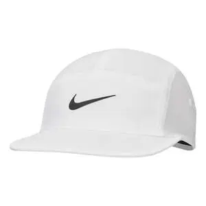 Nike Dri-fit Fly Unstructured Swoosh Cap - White/anthracite/black