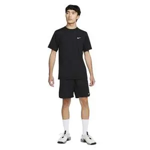 Nike Dri-fit Uv Hyverse Short Sleeve Fitness Top - Black