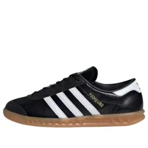 Adidas Hamburg Low Top Sneakers - Core Black/cloud White/gum