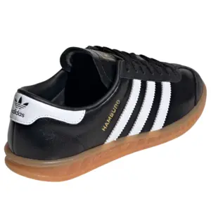 Adidas Hamburg Low Top Sneakers - Core Black/cloud White/gum
