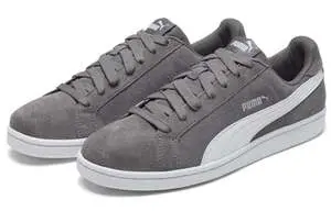 PUMA Smash Suede Low Top Sneakers - Grey