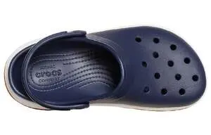 CROCS Crocsband Full Force Thick Sole Sandals - Blue/white