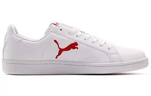 PUMA Smash Cat L Sneakers - White/red
