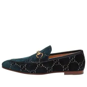 Gucci Jordaan Gg Loafer Velvet - Blue