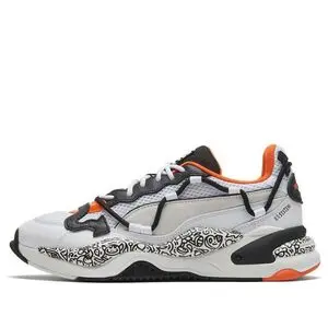 PUMA Mr. Doodle X Rs-2k Wavy Doodles Low Top Sneakers - White/black/dragon Fire