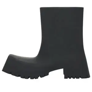 Balenciaga 50mm Trooper Rubber Boots - Black