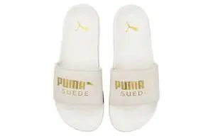 PUMA Lead Cat 2.0 Suede Classic Slide - White