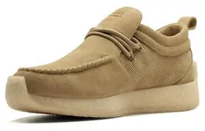 Clarks Maycliffe Suede Casual Shoes - Dark Sand
